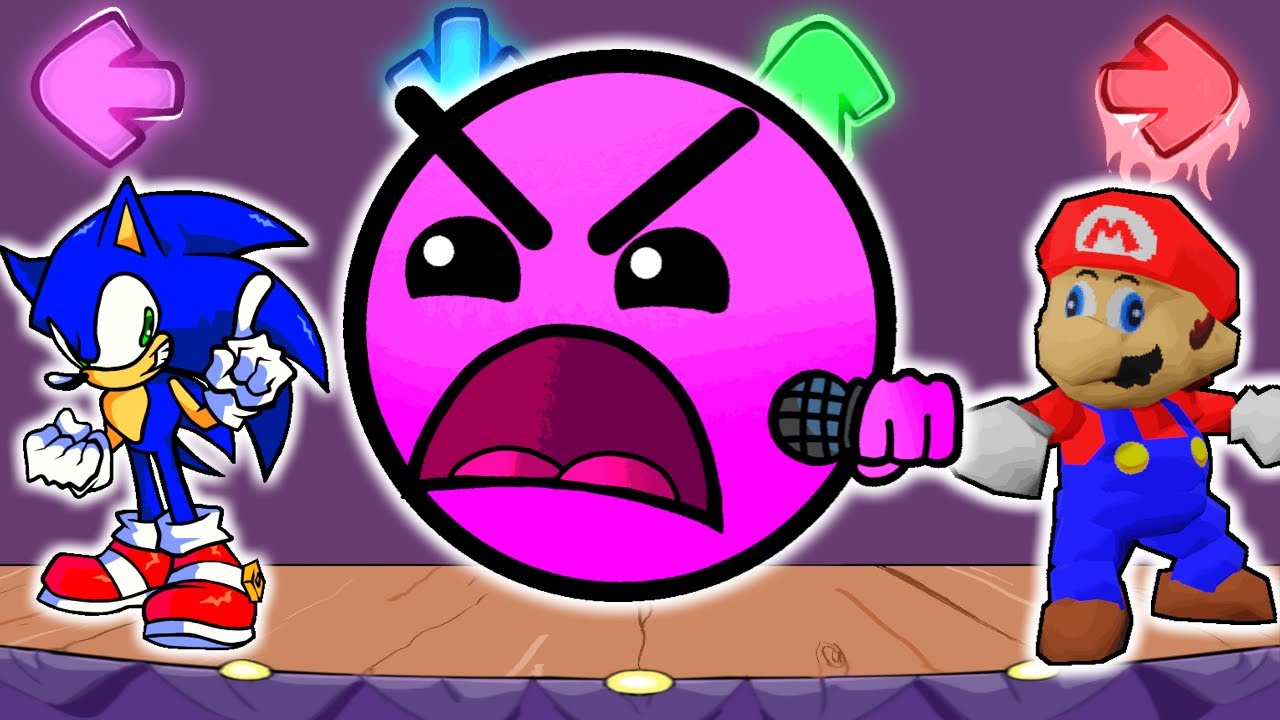 FNF Character Test | Gameplay VS My Playground | Lobotomy dash, Mario ...