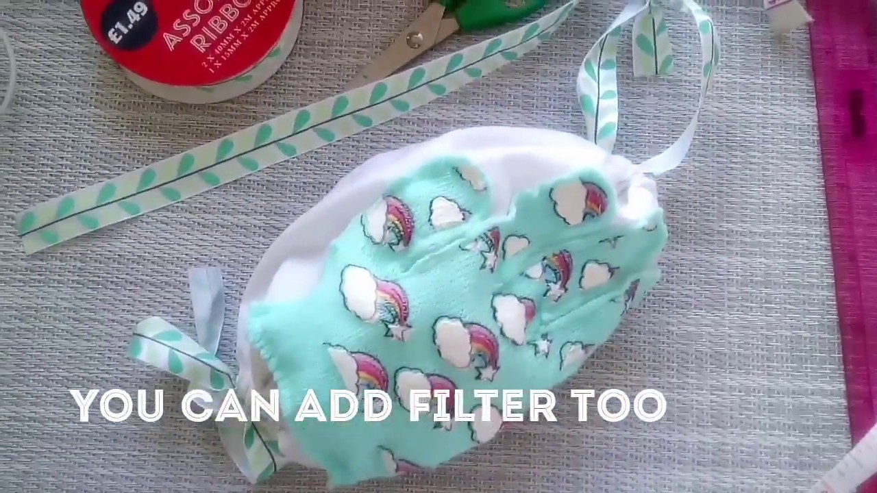 HOW TO MAKE FACE MASK/COVER WITH PATCHES. DIY - YouTube
