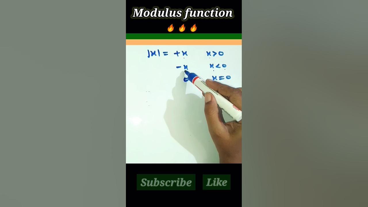 Modulus function of class - 11 | #shorts | #tricks | #maths ...