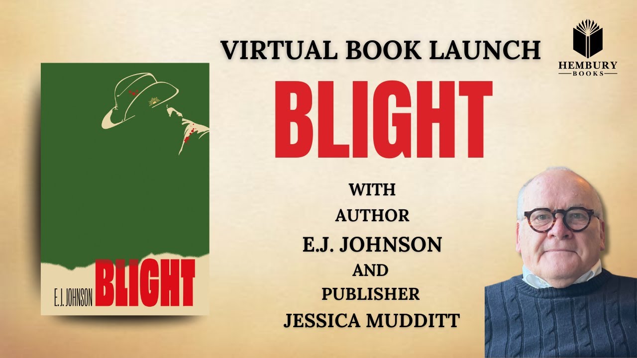 Virtual Book Launch for Blight by E.J. Johnson - YouTube