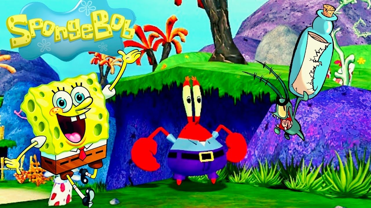 SpongeBob SquarePants Becoming a Fry Cook Gameplay 4k - YouTube