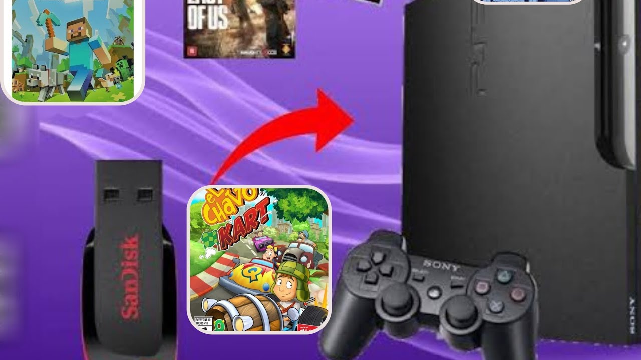 Instalando jogos no ps3 via pen-drive - YouTube