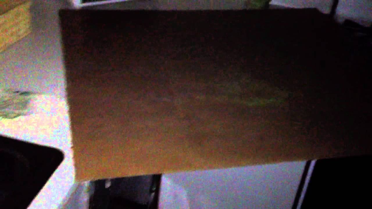 Drawing on Cardboard with a Laser Pointer - YouTube