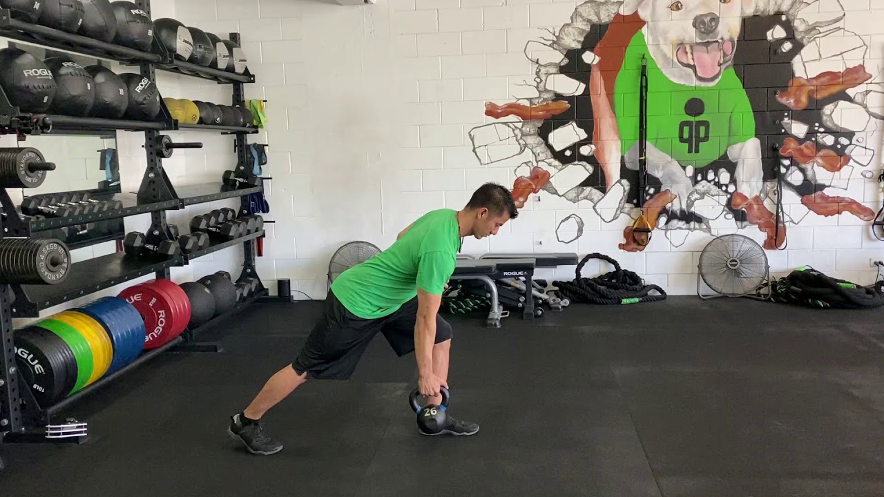 Split Stance 1-arm Row - YouTube
