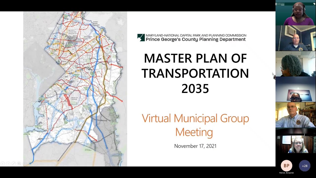 Master Plan of Transportation 2035 Municipal Meeting - Nov 17, 2021 ...
