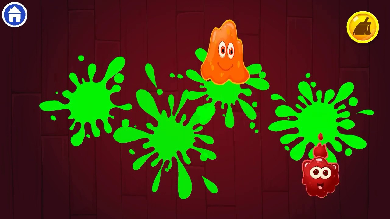 Color name with splat jelly |اسم اللون مع هلام الضجة| Uyarısı jöle ile ...