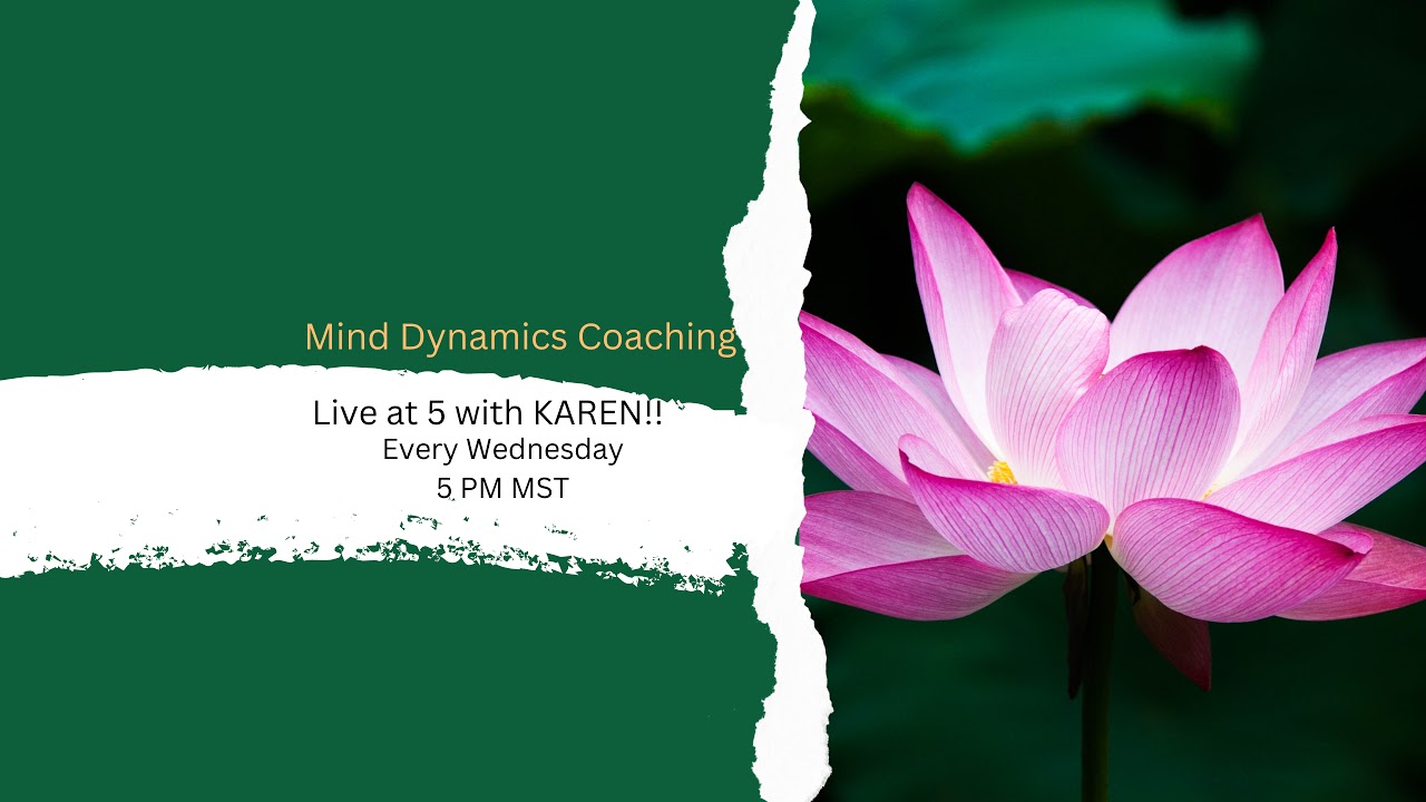 Mind Dynamics Coaching-You being the operant power in your reality ...