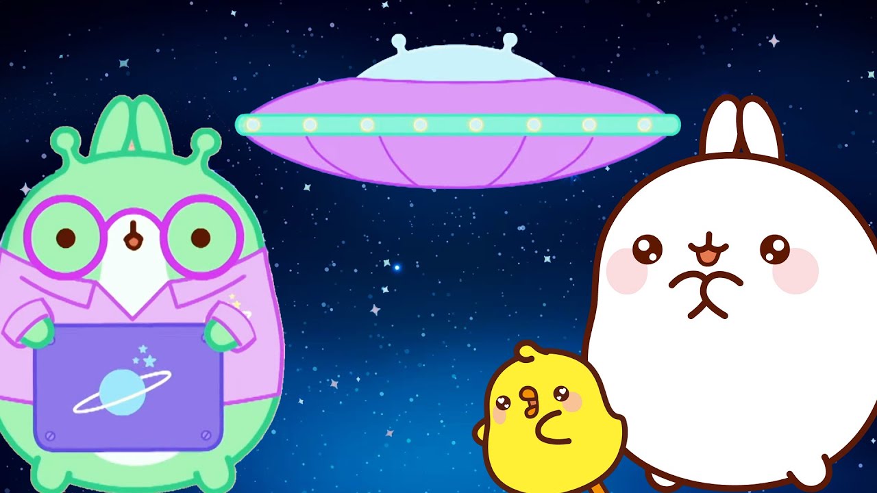 Molang y Piu Piu conocen al Extraterrestre 👽 The Alien | Dibujos ...
