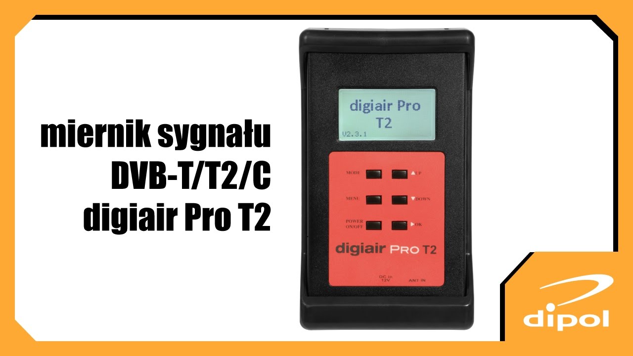 Pomiar sygnału DVB-T miernikiem digiair PRO T2 [film archiwalny] - YouTube