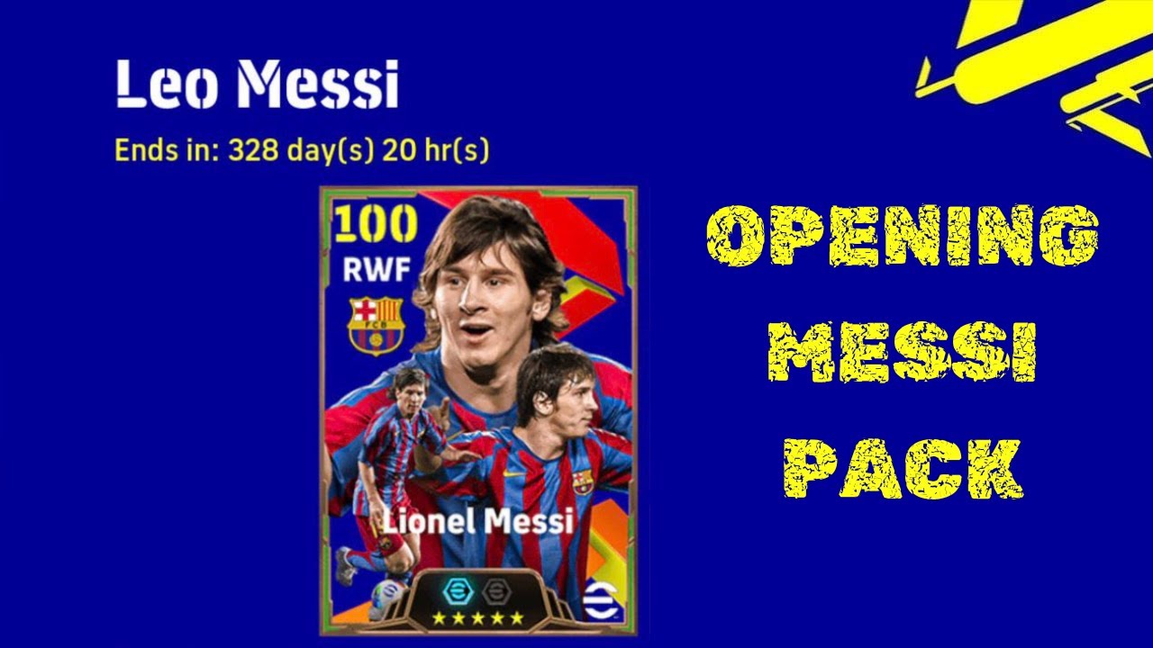 OPENING MESSI PACK#efootball #efootball2025 #messi - YouTube