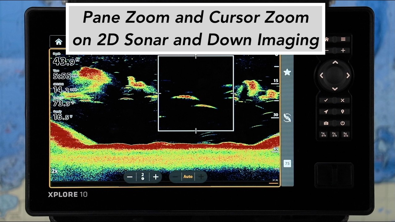 Using Pane Zoom and Cursor Zoom on 2D Sonar and Down Imaging views ...