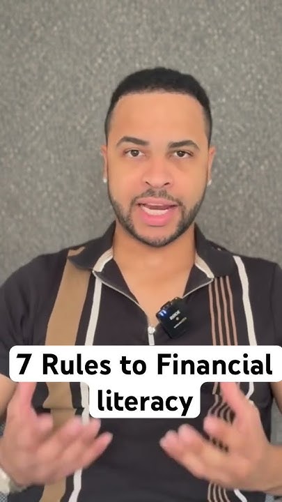7 Rules Of Being Financially Literate Shortvideo Shorts Youtube