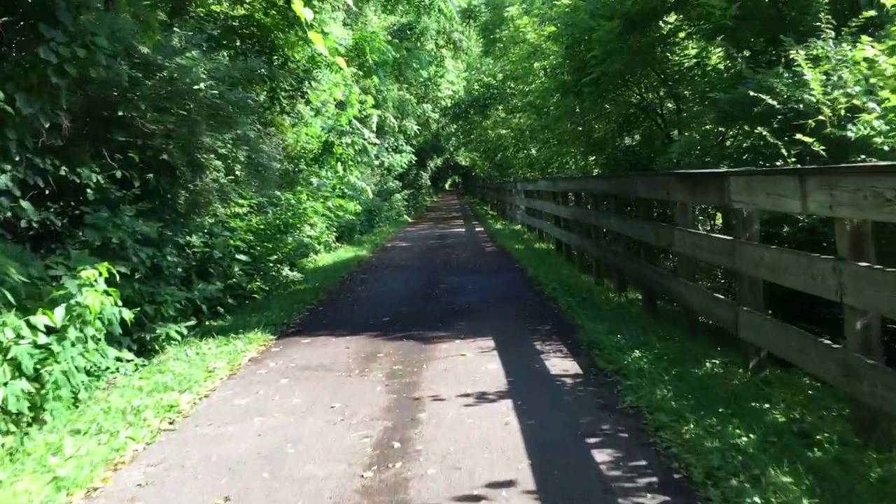 Adena Hockhocking Bike Trail - YouTube