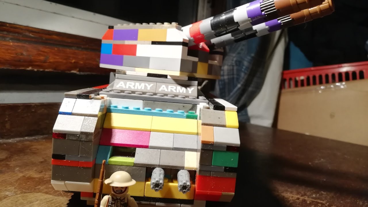 lego mega tank (based off p1000 ratte) - YouTube