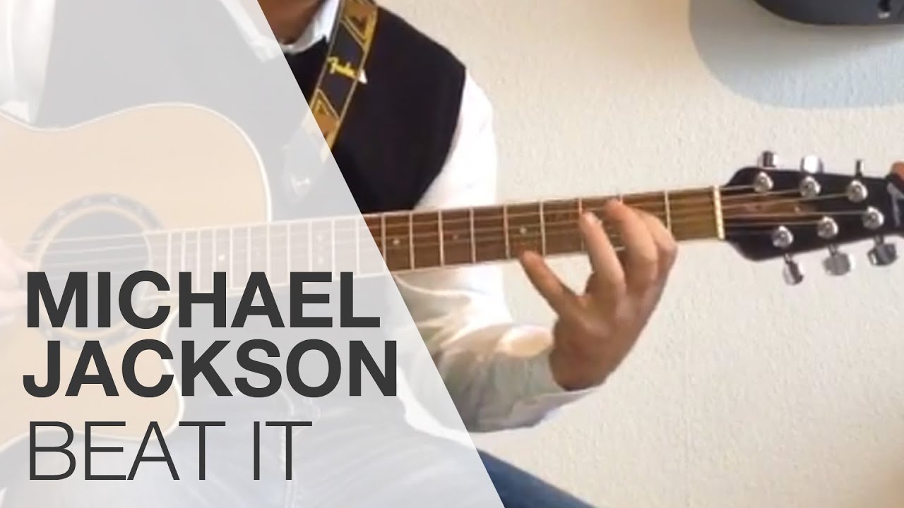 TOP TUTORIAL: Michael Jackson - BEAT IT - Lerne das Riff auf der ...