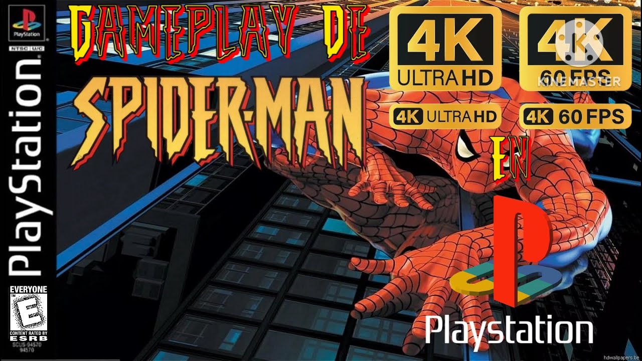 Gameplay De Spider-Man (2000) (PS1 4K Ultra HD 60FPS) - YouTube