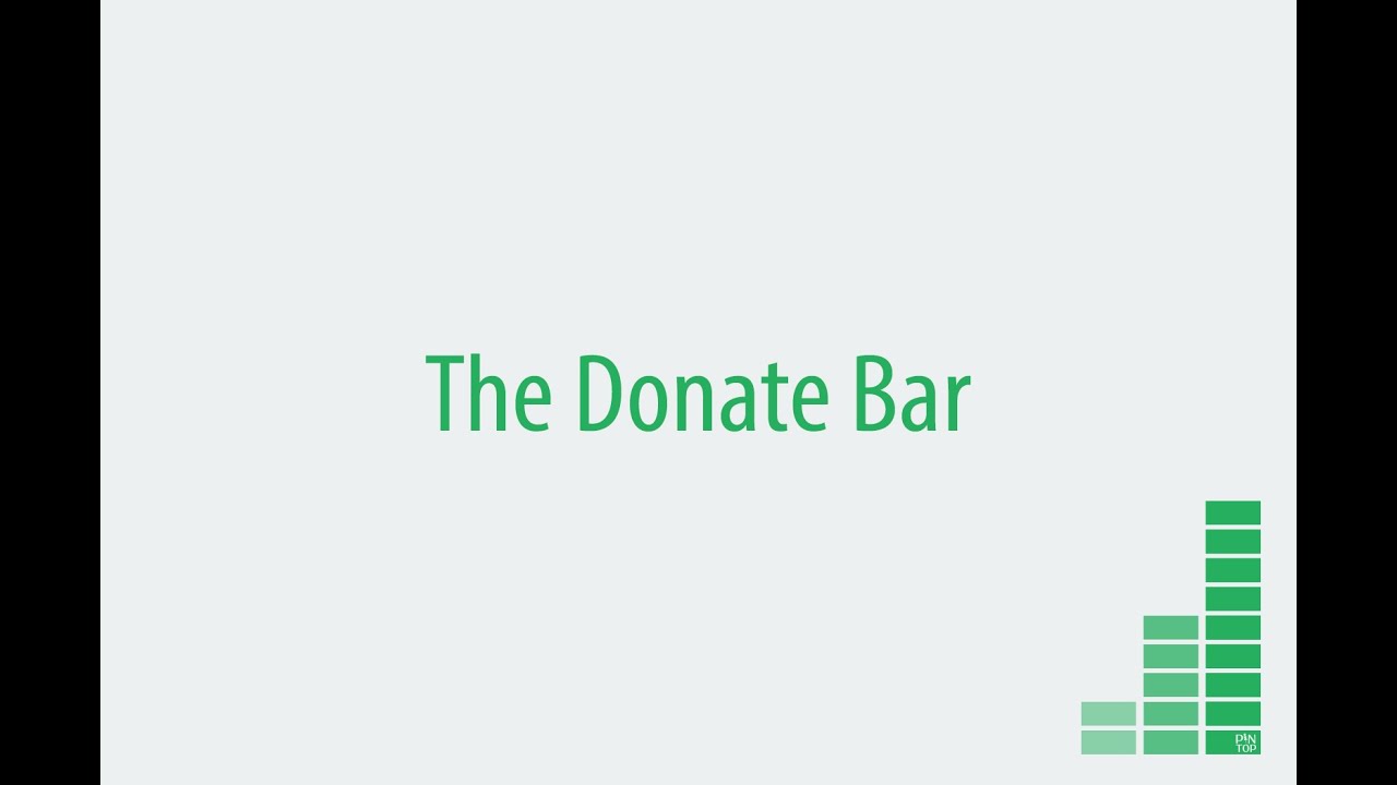 The Donate Bar - YouTube