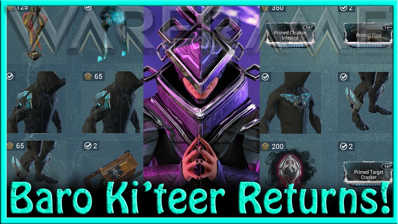 Warframe - Baro Ki'Teer Returns! [10th Febuary 2023] - YouTube