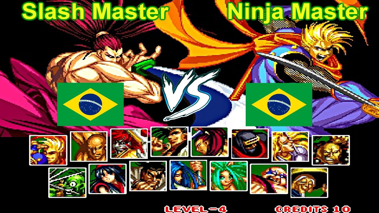 Samurai Shodown 2 - Slash Master vs Ninja Master FT5 - YouTube
