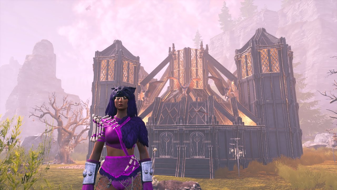 Conan Exiles (Mound of the Dead Storm glass build tour) With teleport ...