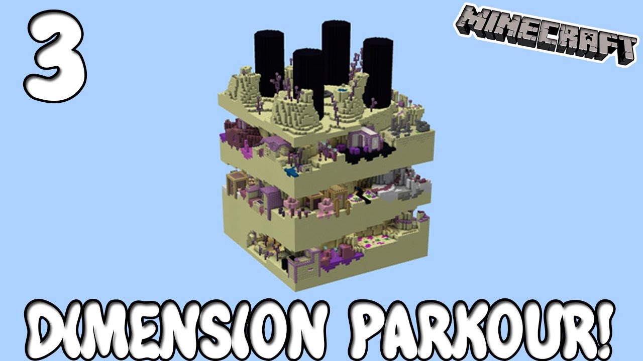 FIN DEL MAPA! Minecraft MAPA DIMENSION PARKOUR! Capitulo 3! - YouTube