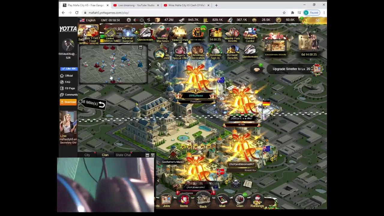 Mike Mafia City h5 Clash Of Mafia Live Streaming. - YouTube