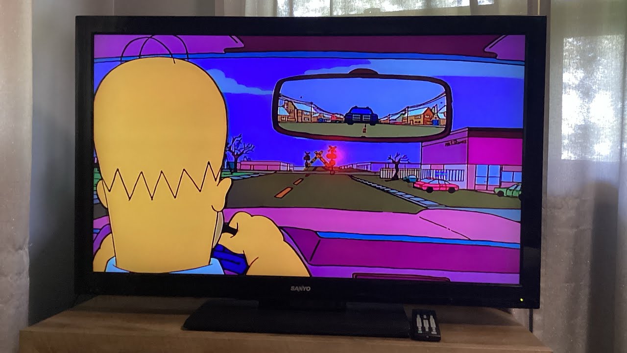 A Train On The Simpsons - YouTube