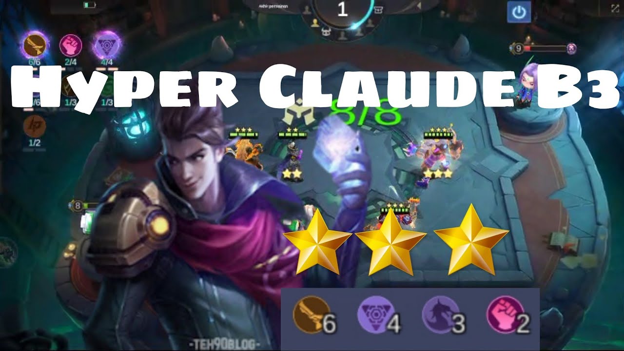 Hyper Claude B3 - Counter Ternak Lord! Magic Chess MLBB - YouTube