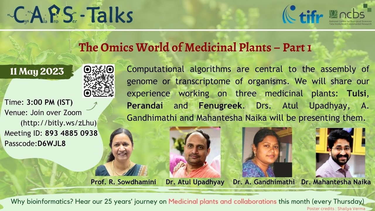 The Omics World of Medicinal Plants – Part 1 | Bioinformatics - YouTube