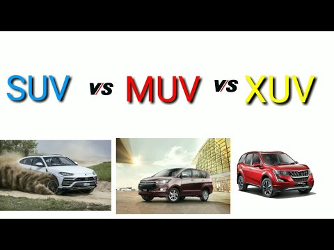 SUV vs MUV vs XUV || Car body facts || Car Body type - YouTube