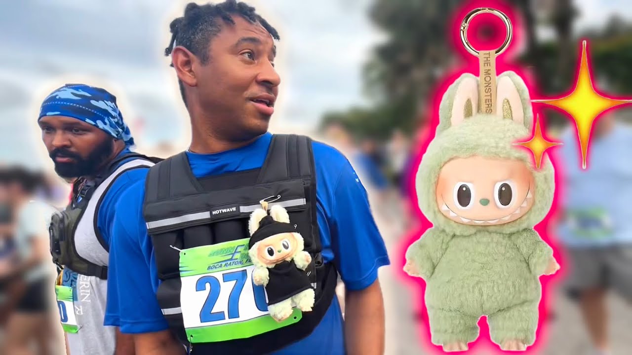 First LABUBU to Run a 5K | Road to Recovery Day 10 - YouTube