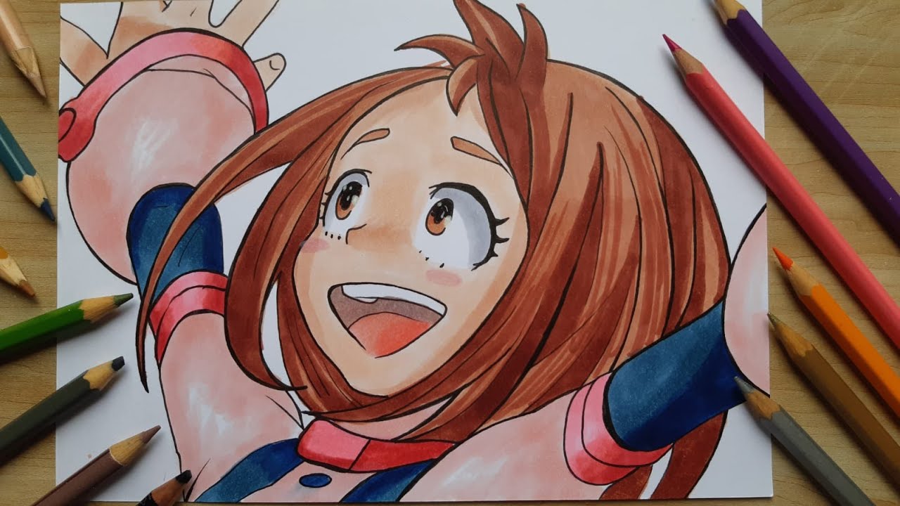 Como Desenhar a Uchaco Uraraka de Boku No Hero ( My Hero Academia ...