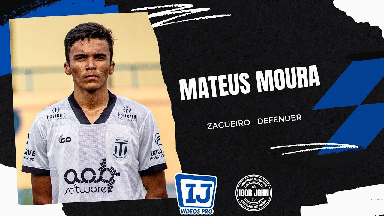 MATEUS MOURA - ZAGUEIRO / DEFENDER / TEMPORADA 2023 - YouTube
