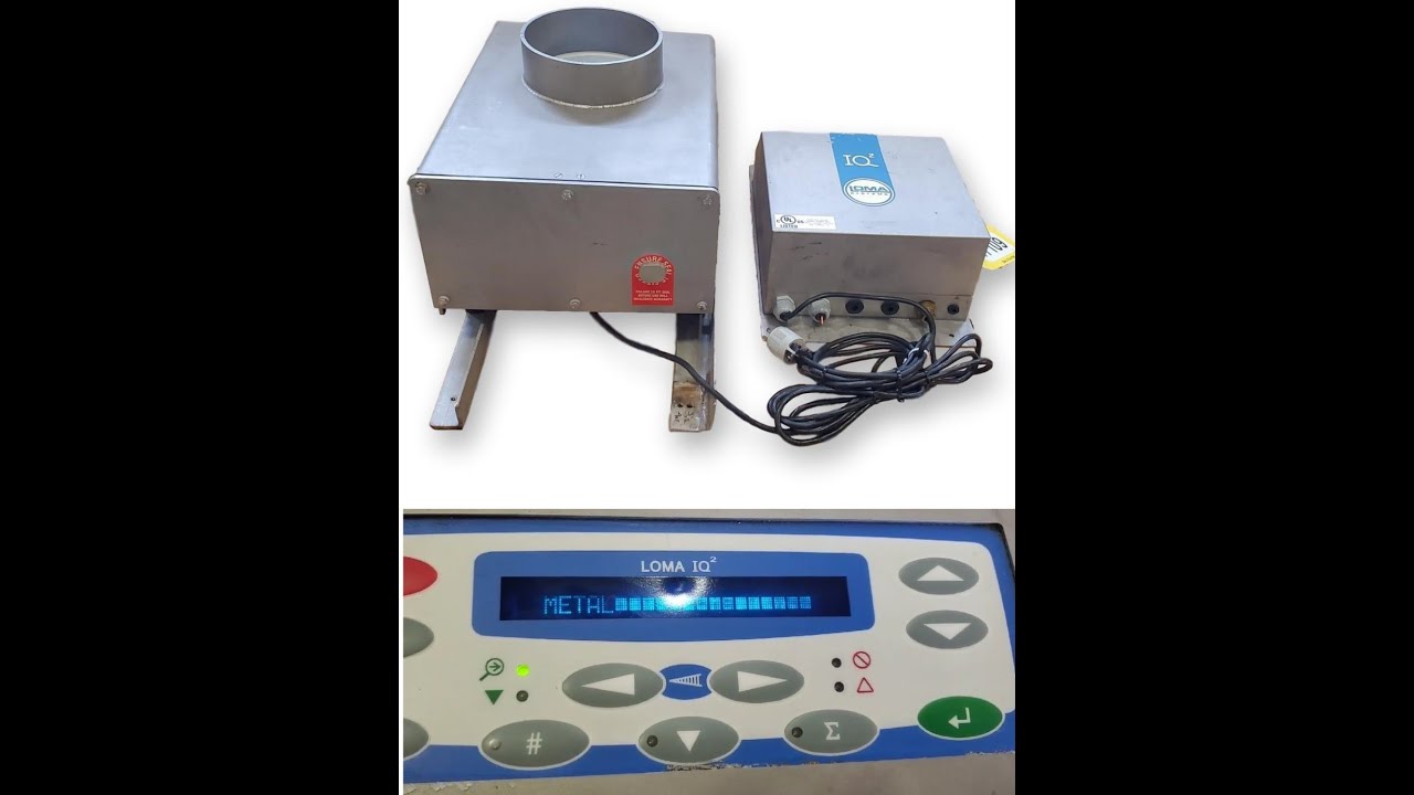 Used Loma IQ2 Drop Thru Freefall Metal Detector - YouTube