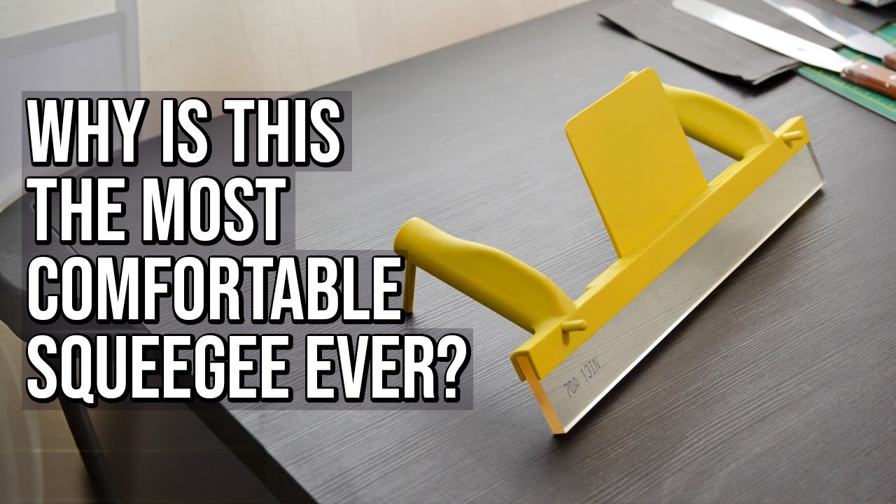 The best screen-printing squeegee is here! | The EZGRIP Squeegee - YouTube