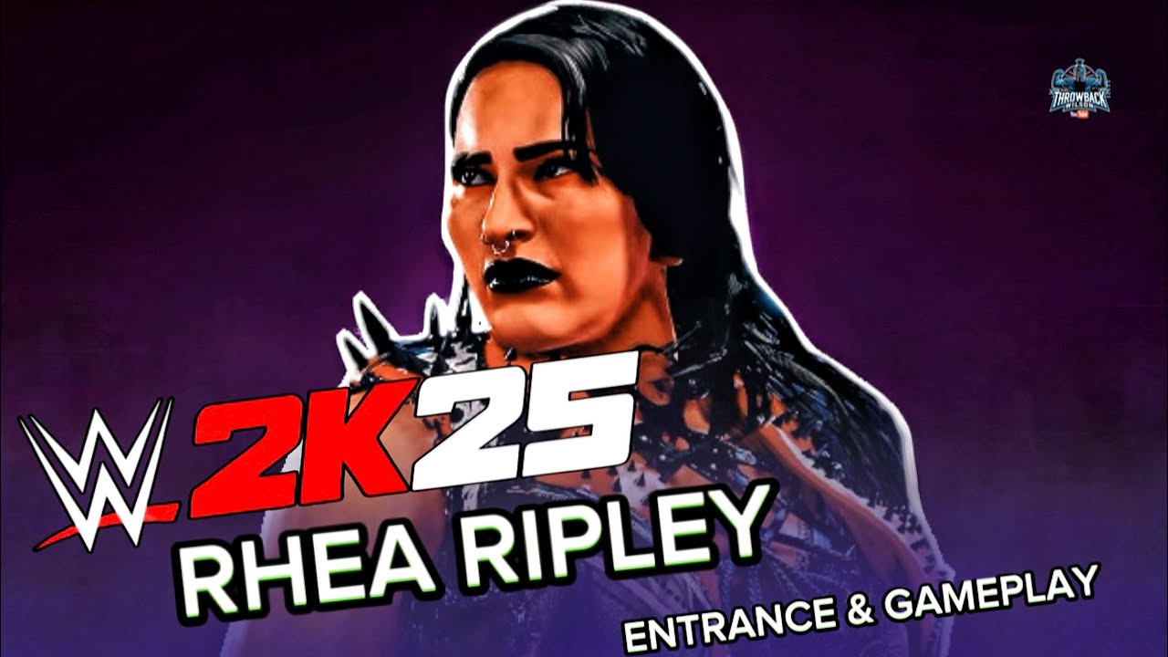 🔥 Rhea Ripley Dominates WWE 2K25! | Epic Gameplay Showcase - YouTube