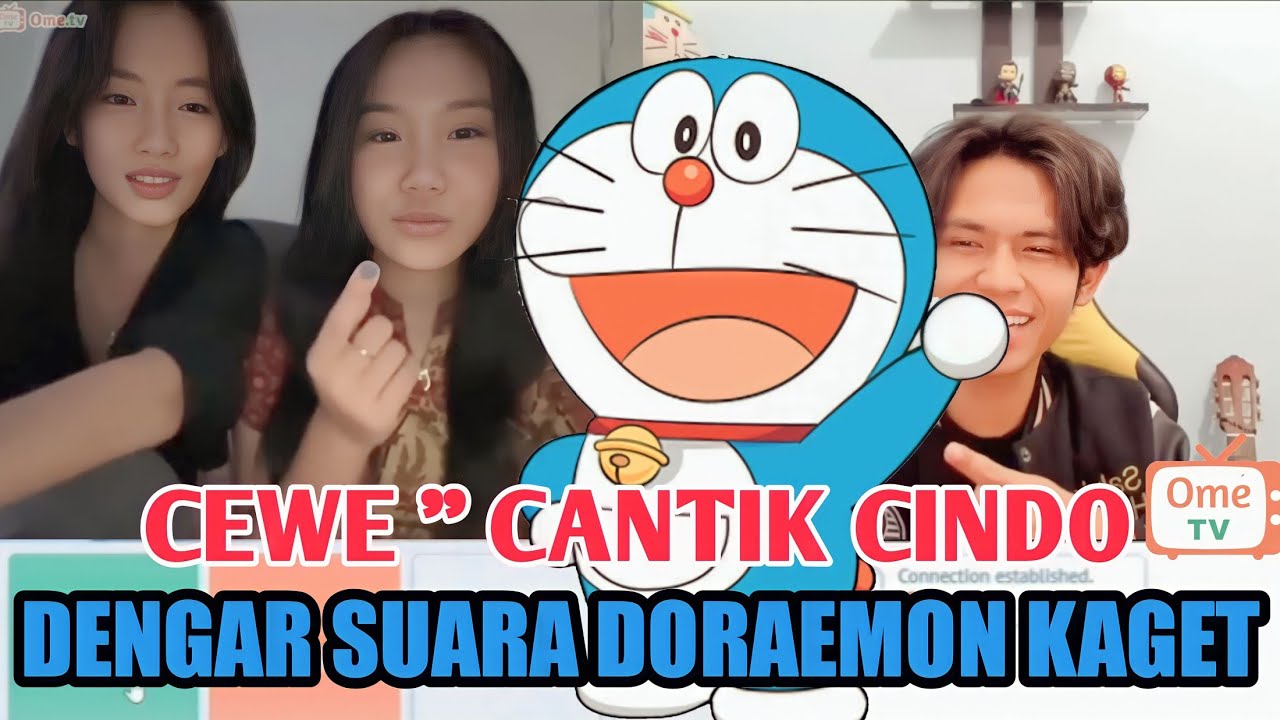 CEWE " CANTIK CINDO KAGET DENGAR SUARA DORAEMON/@sandiometv-wf9sf # ...