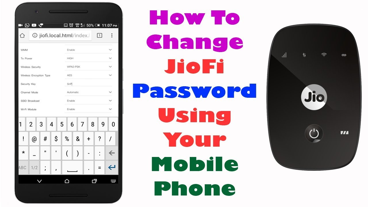 How To Change JioFi WiFi Password Using Mobile Phone 2018 YouTube how-to-change-jiofi-wifi-password-using-mobile-phone-2018-youtube