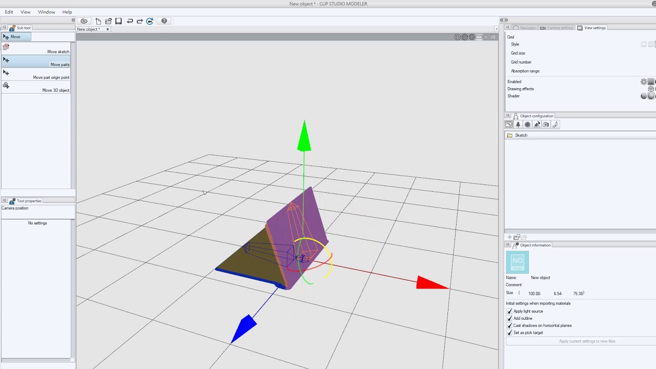 【CSP/CSM】_Clip Studio Modeler-Movability，給模型設定動作-14 - YouTube