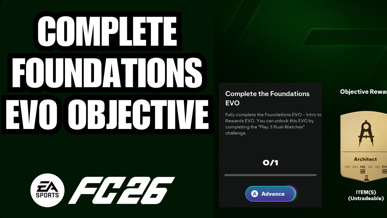 How to Complete The Foundations EVO Venturing Out Objective in FC 26 ...