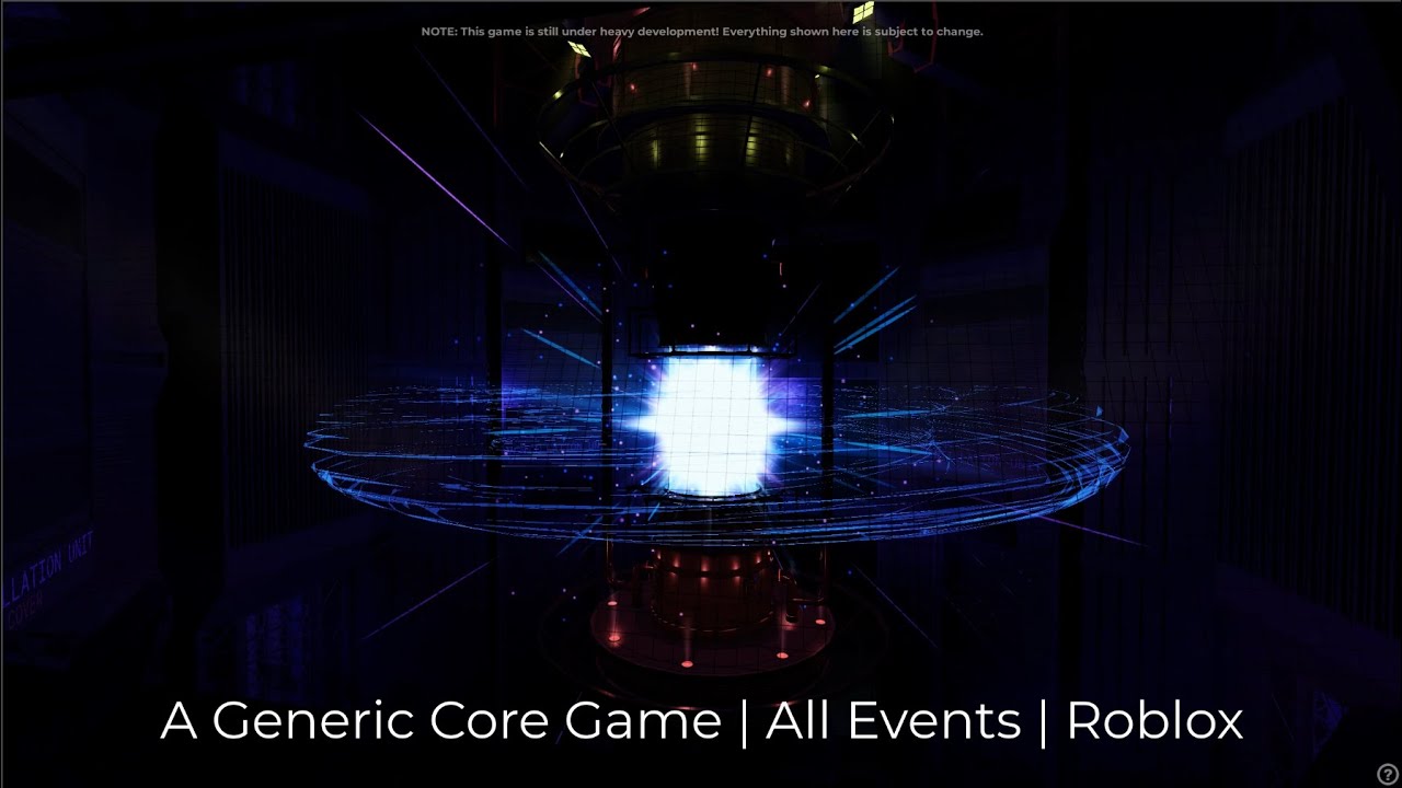 A Generic Core Game | All Events | Roblox - YouTube