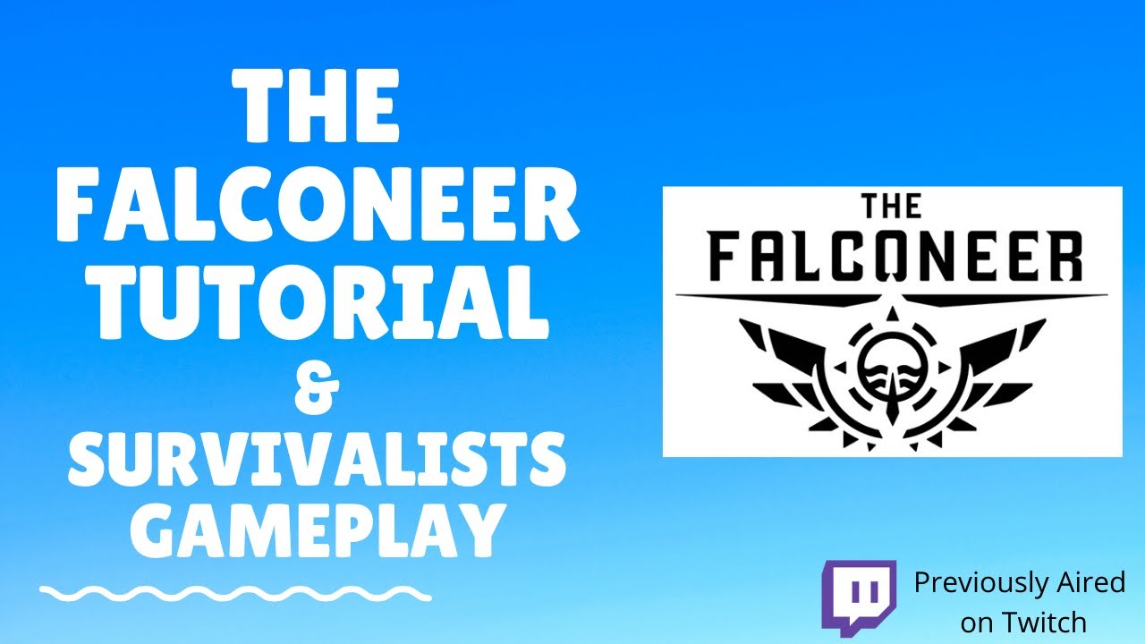 The Falconeer Tutorial and First Glimpse at The Survivalists - YouTube