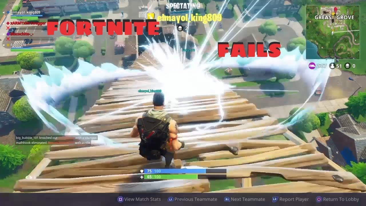 FORTNITE FAILS PART 1 - YouTube