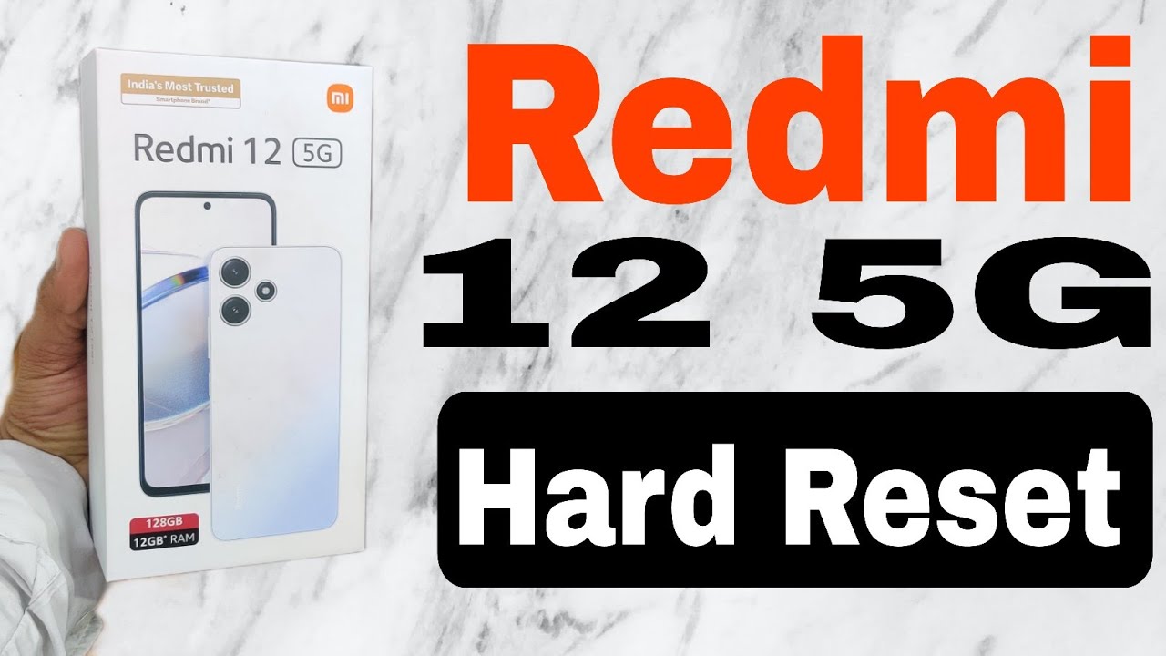 Redmi 12 5g Hard Reset ll Pin Password patten unlock without pc ll # ...