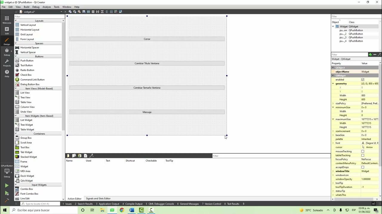 Tutorial Qt Creator - 009 - QPushButton - YouTube