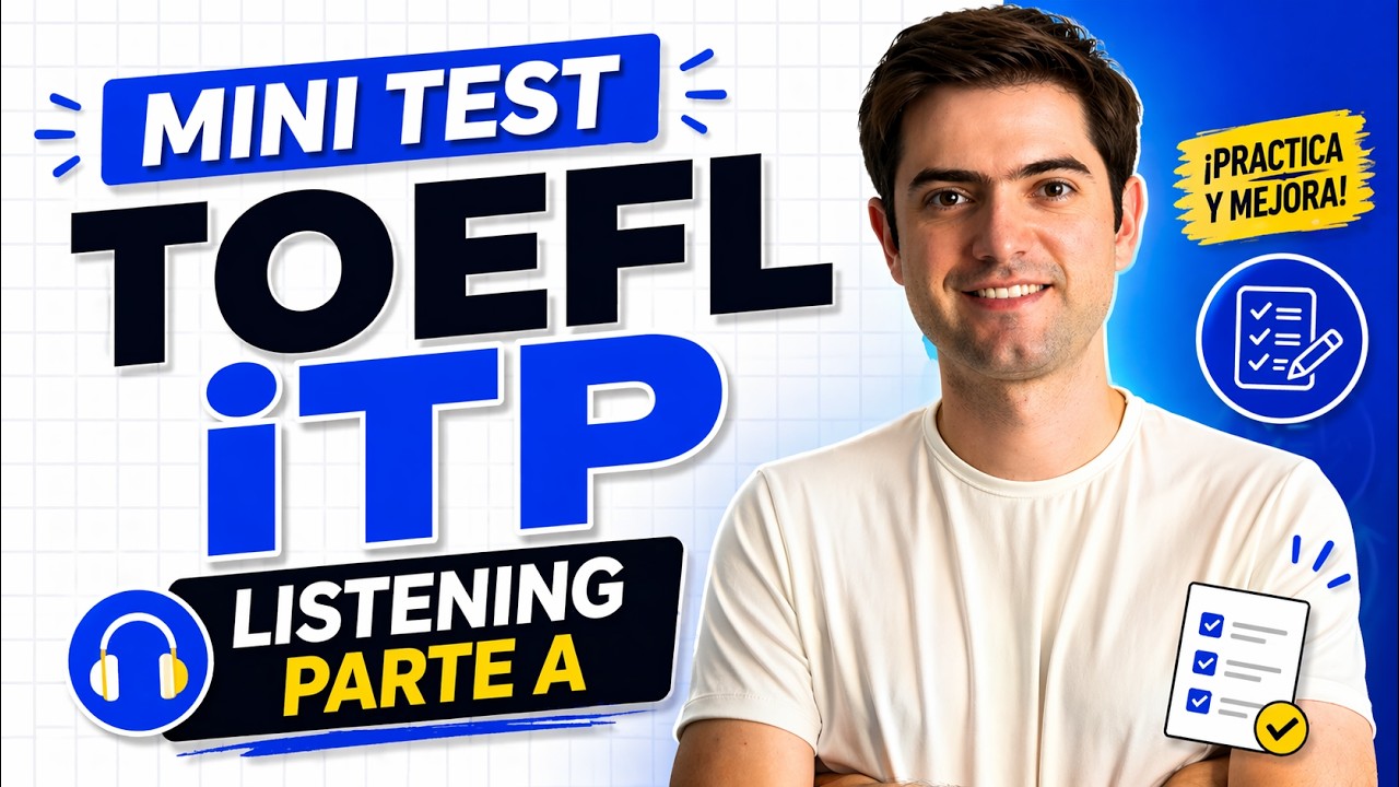 TOEFL ITP Listening Part A: Short conversations example | Mini test ...
