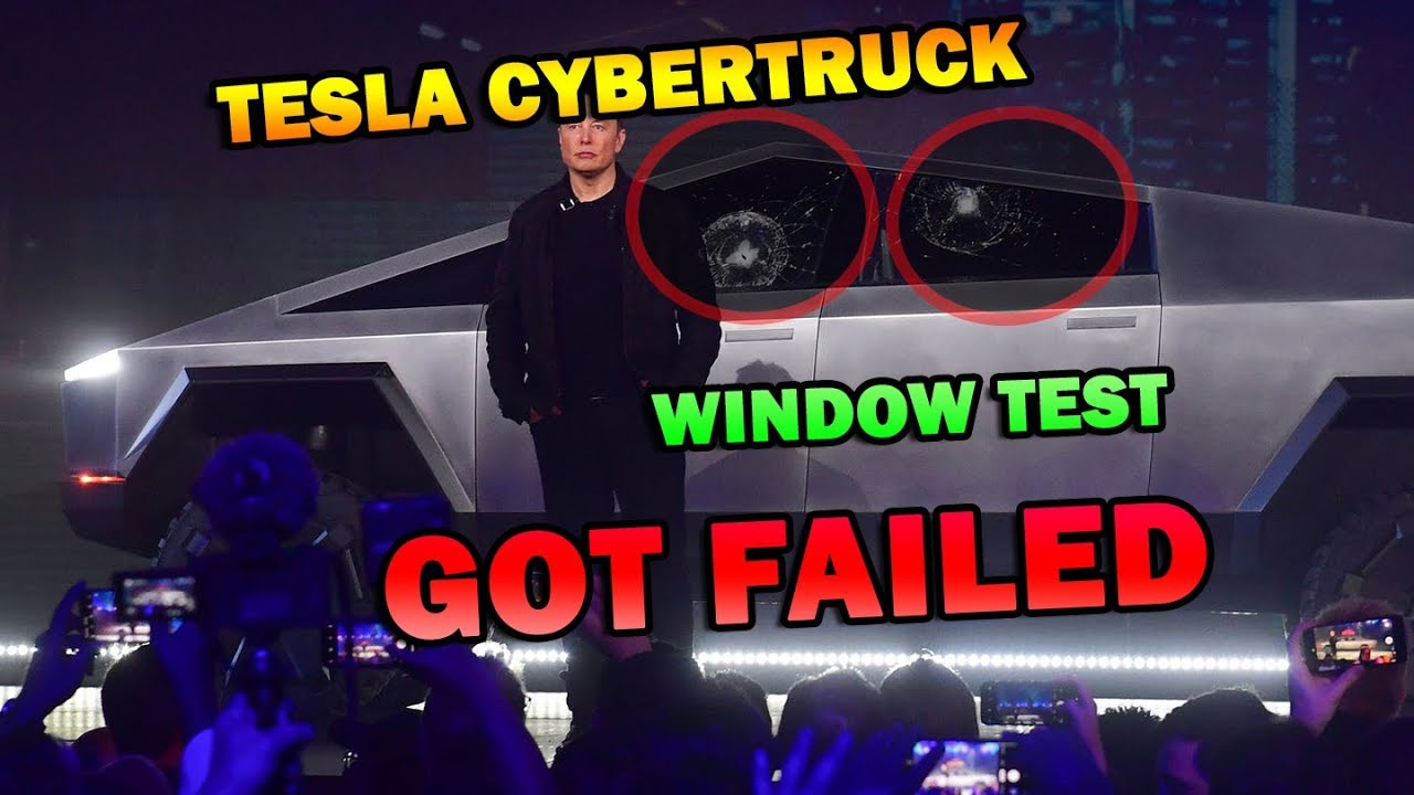 Tesla Cybertruck 'Armor glass' test fails terribly - Elon Musk - Tesla ...