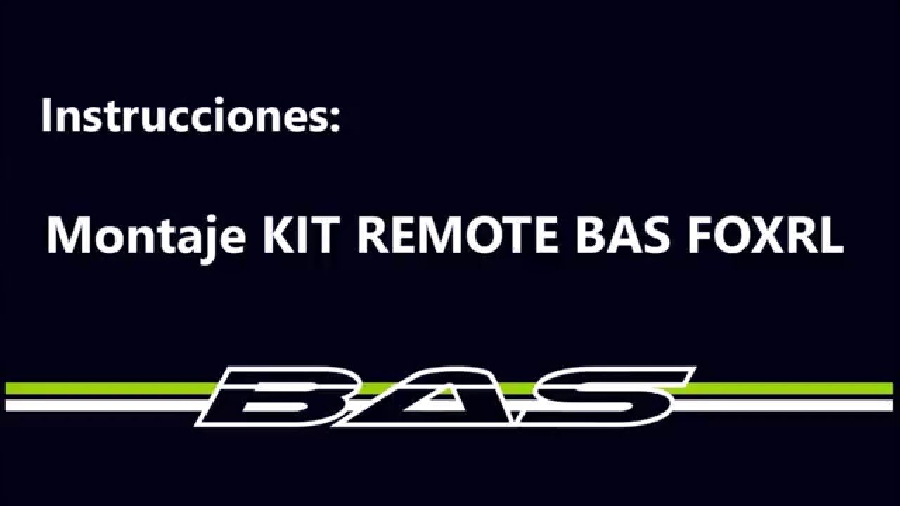 Remote FOX RL-RLC installation - YouTube