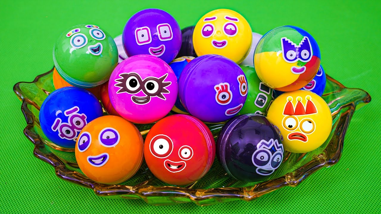 Numberblocks - Looking For CLAY Cloring With Mini Globe! | SLIME Full ...