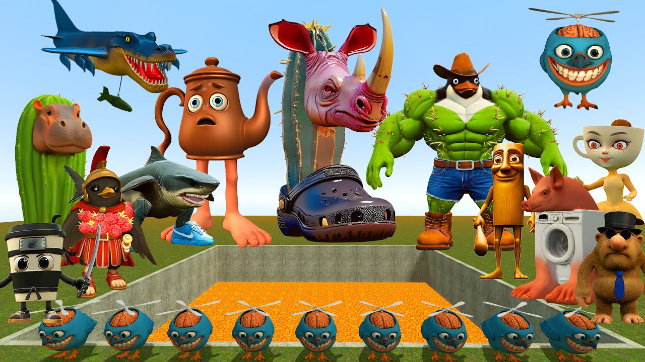 SPARTAN KICKING CACTO HIPOPOTAMO, BRI BRI BICUS Italian Brainrot Memes ...